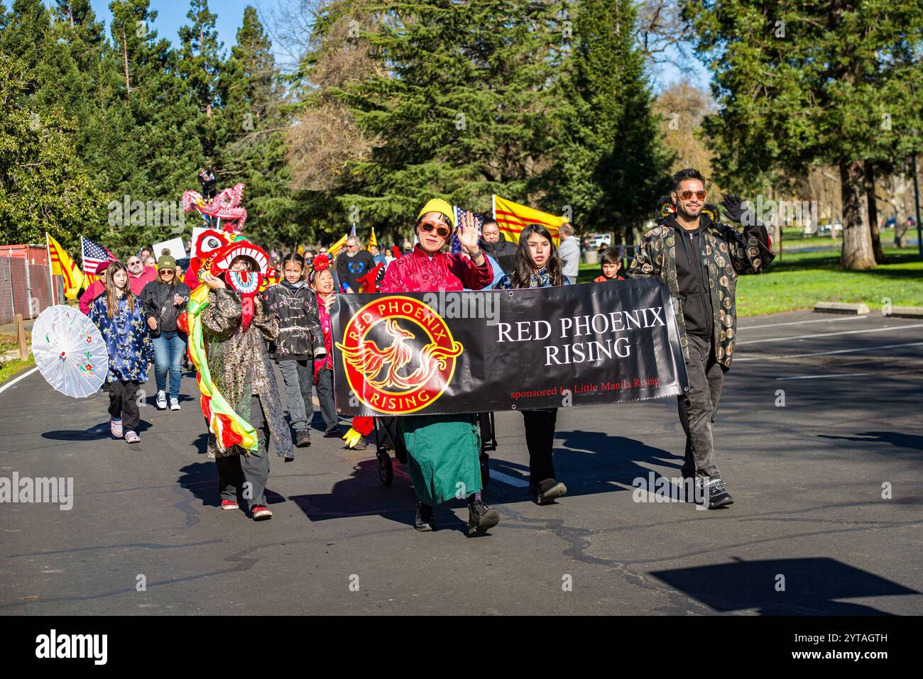 The Red Phoenix Rising group at the annual Lunar New Year ("Tet" in ...