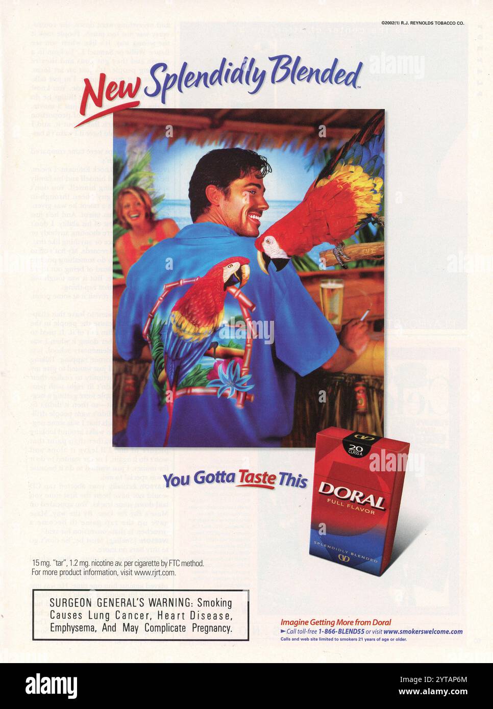 Vintage "Playboy" magazine March 2002 issue advert, USA Stock Photo - Alamy