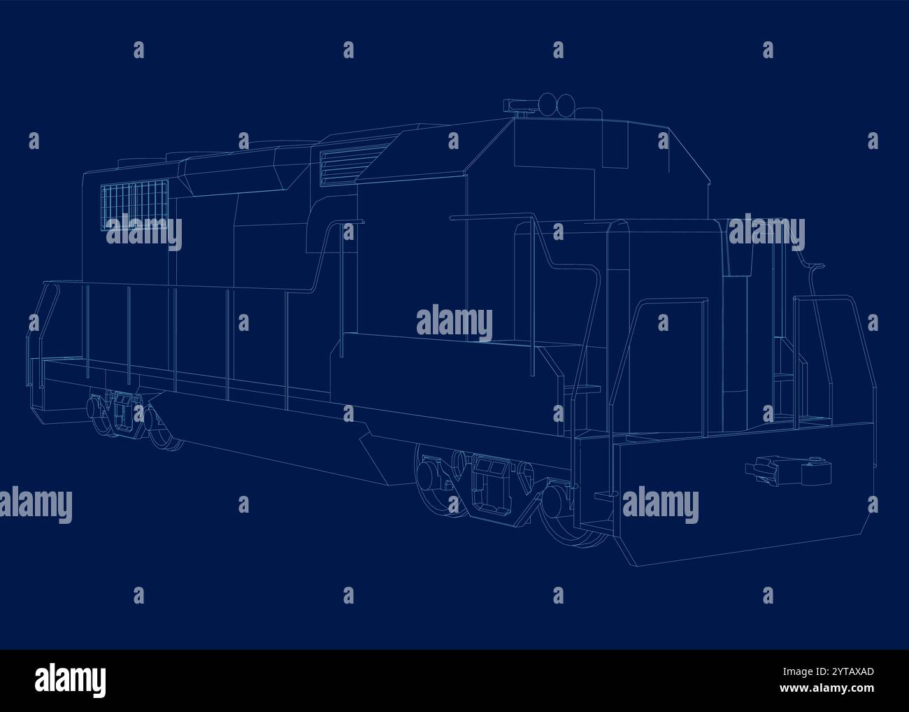 Steam train side view Stock Vector Images - Alamy