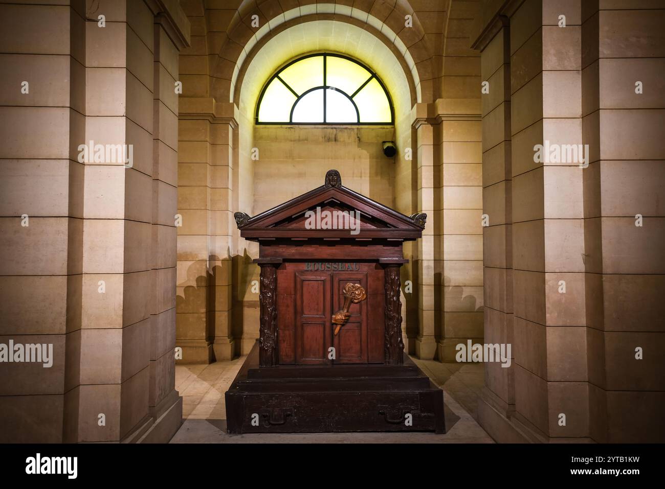 The Tomb of Jean-Jacques Rousseau at the Panthéon - Paris, France Stock ...