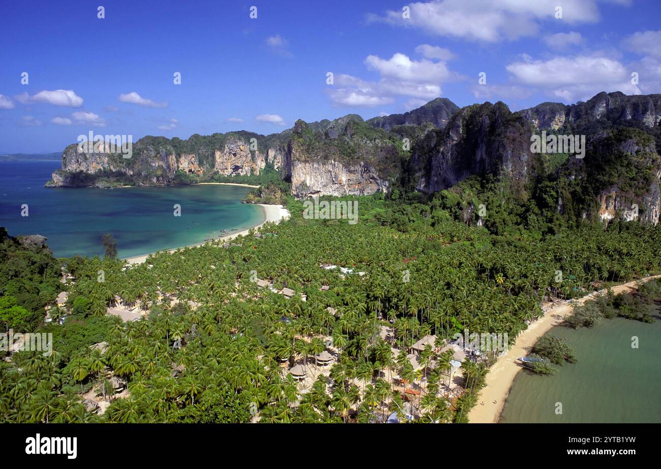 Railay beach, also known as Rai Leh, is a small peninsula between the ...