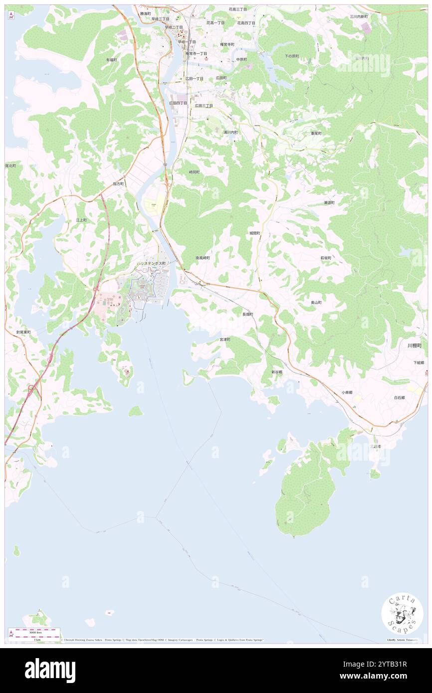 Miyazucho, Sasebo Shi, JP, Japan, Nagasaki, N 33 4' 43'', N 129 48' 21 ...