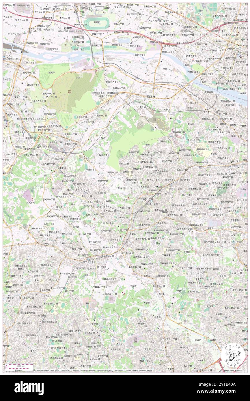 Hirao, Inagi-shi, JP, Japan, Tokyo, N 35 36' 27'', N 139 29' 49'', map ...