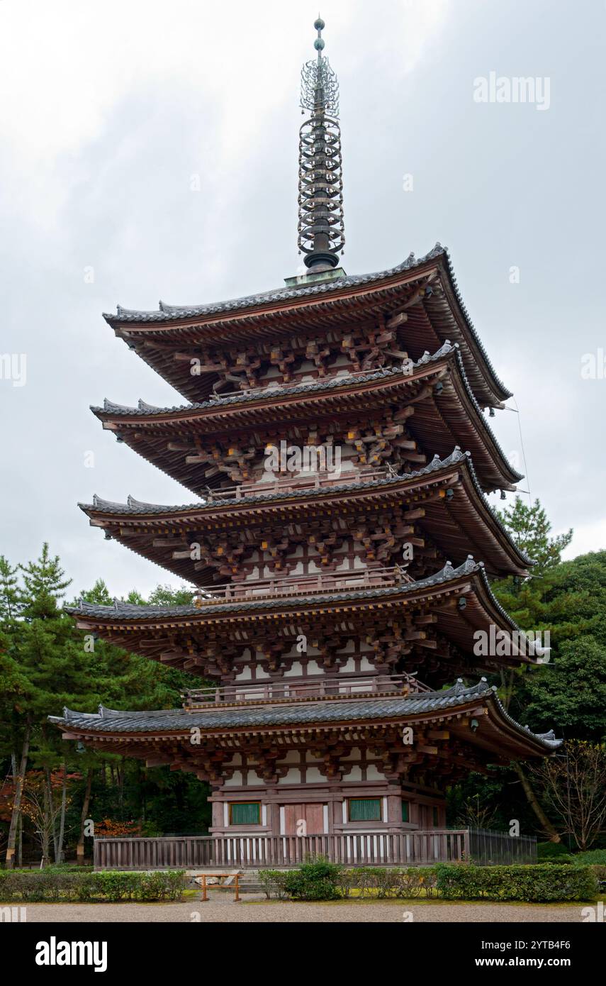 Daigoji Temple 38 meter tall 5-story pagoda is the oldest building in ...