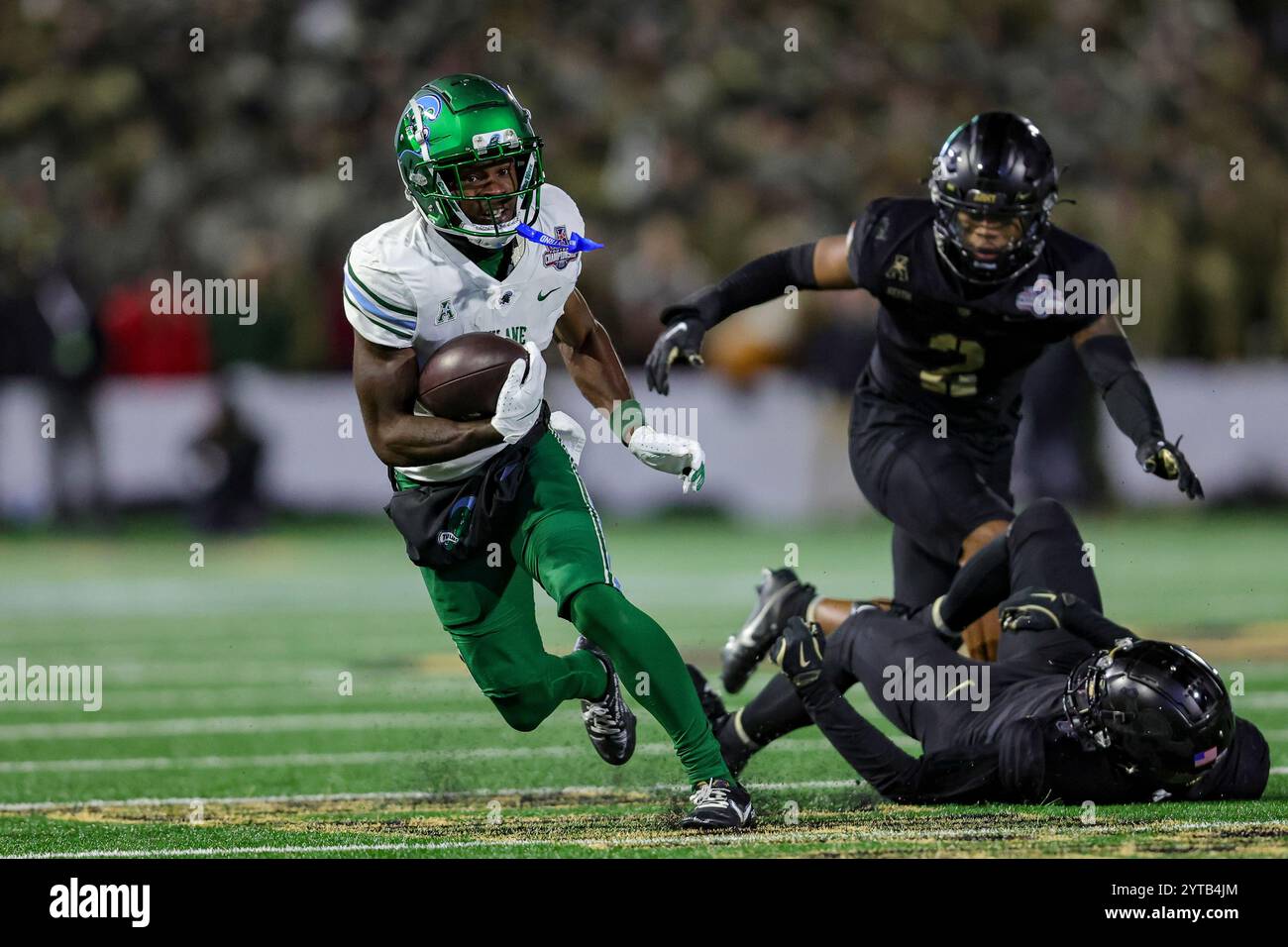 West Point, New York, USA. 6th Dec, 2024. Tulane Green Wave wide receiver MARIO WILLIAMS (4 ...