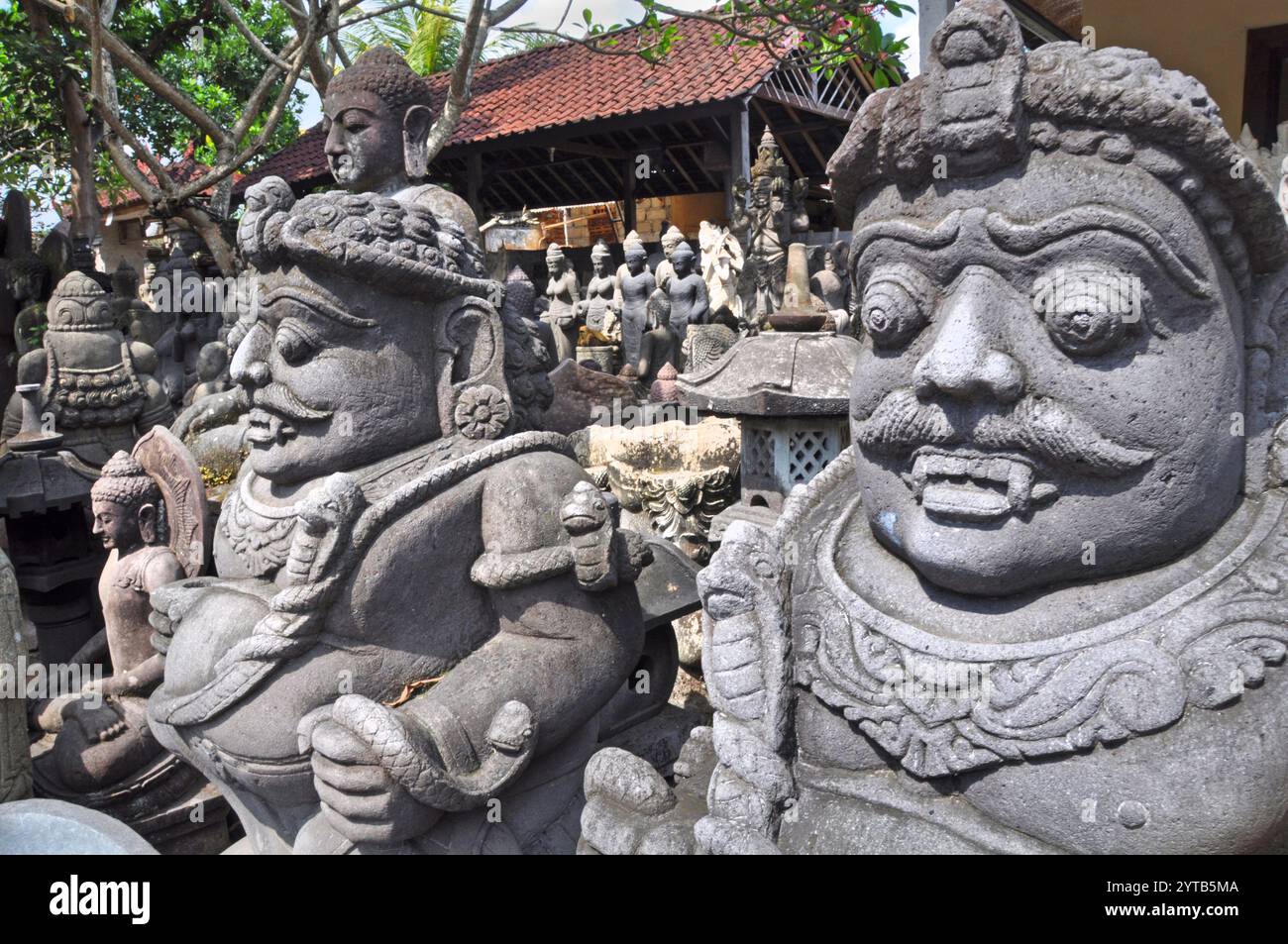 Good and Bad Spirit Stone Sculptures for the entrance to buildings for ...