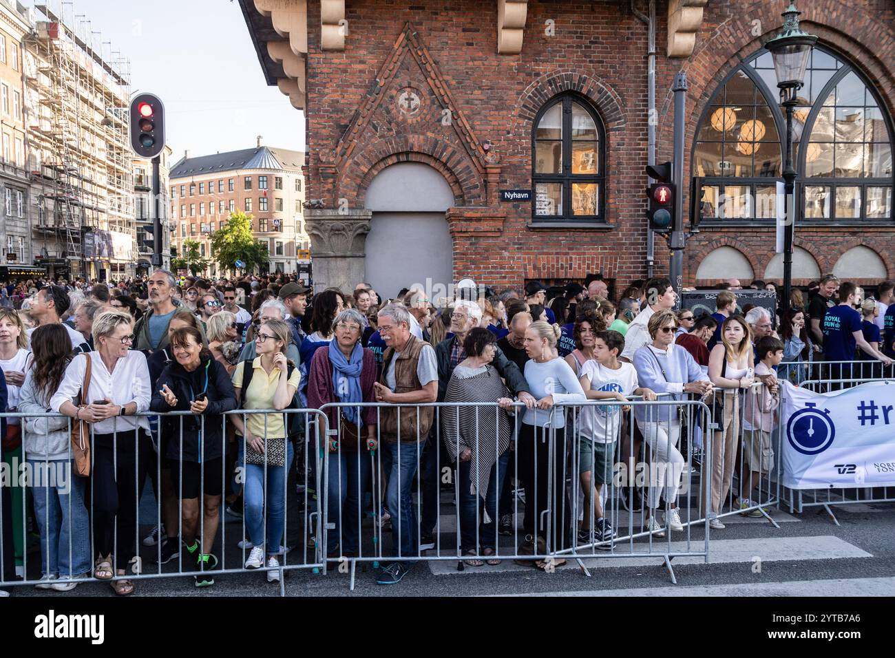 Spectators for the 10 km distance at the Royal Run Stock Photo - Alamy