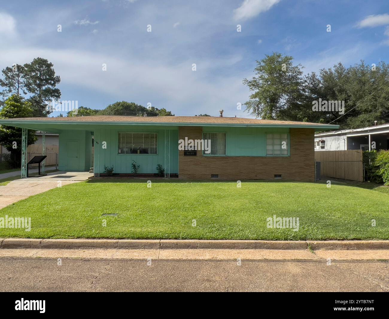 JULY 8, 2023, JACKSON, MS. - USA - Medgar Evers Historic District ...