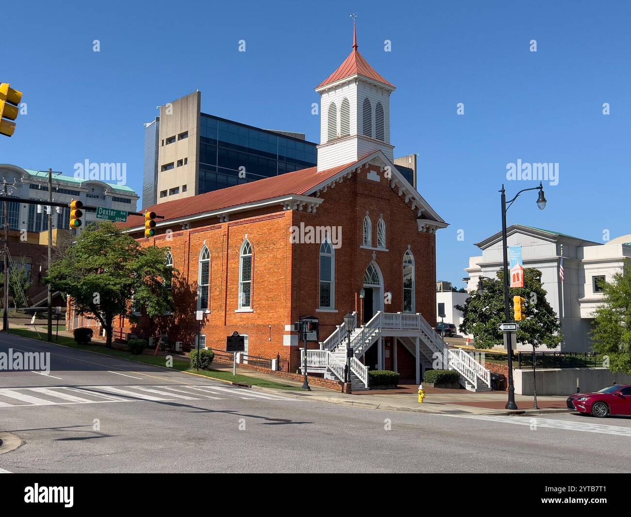 JULY 11, 2023, MONTOMERY ALABAMA USA - historic Dexter Avenue Baptist Church Montgomery - key ...
