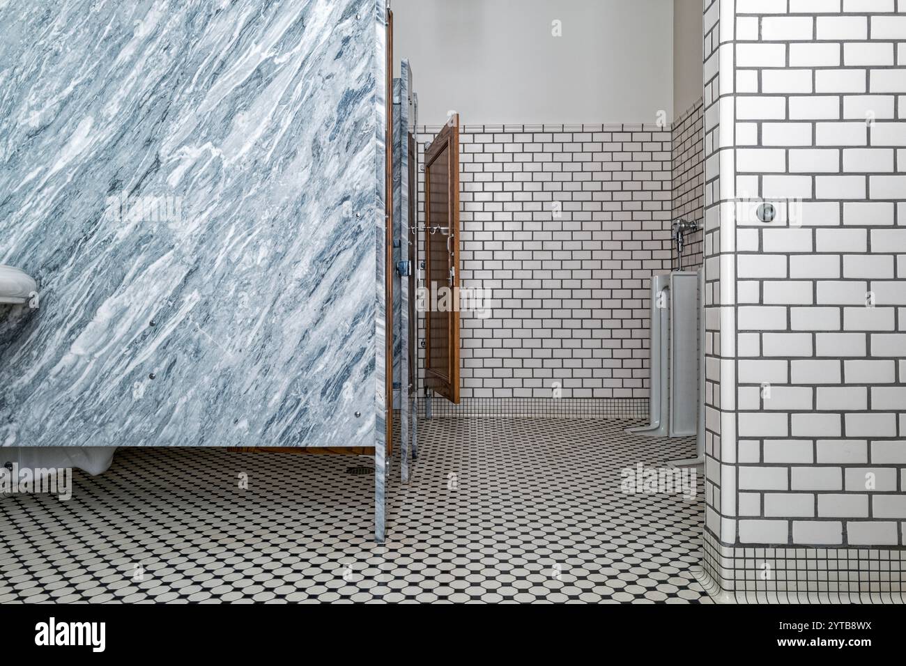 Public restroom stall hi-res stock photography and images - Alamy
