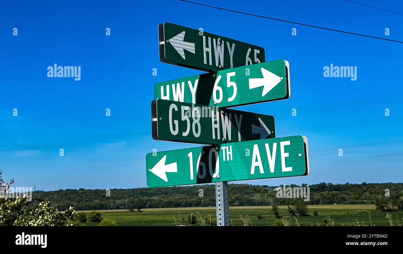 Road Signs in all Directions Stock Photo - Alamy