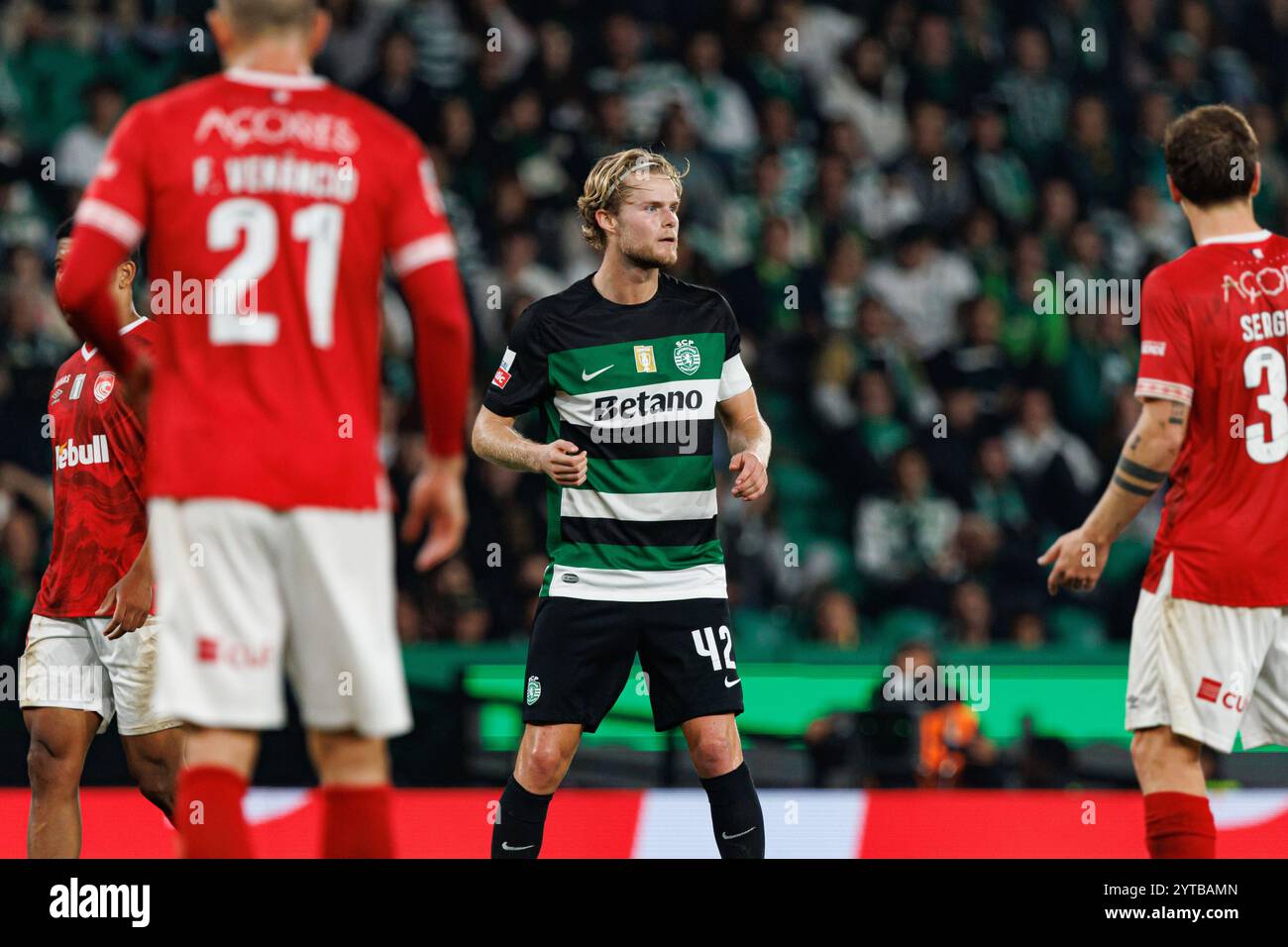 Morten Hjulmand during Liga Portugal game between teams of Sporting CP ...