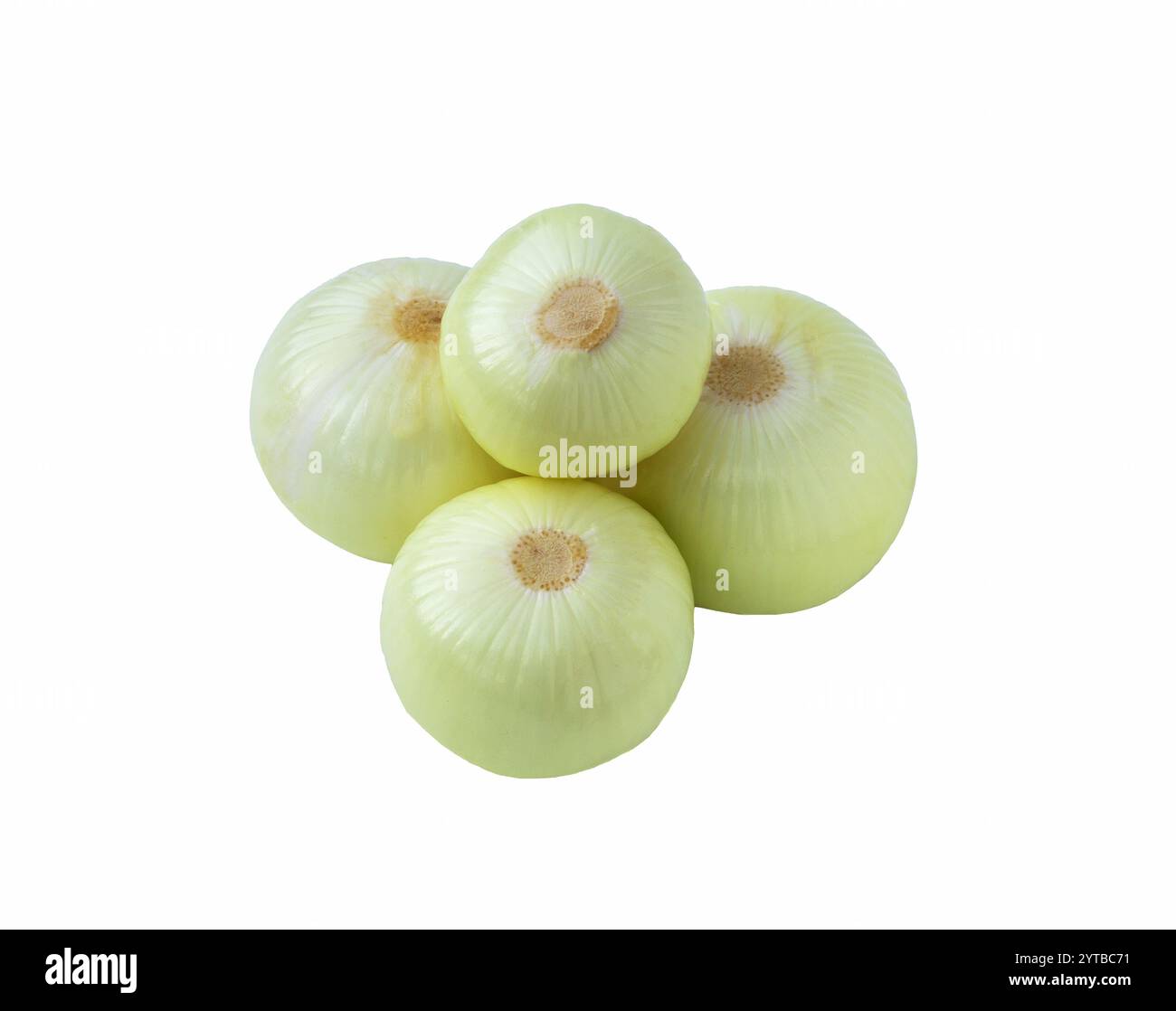 Peeled onion isolated on white background. Stack whole bulbs Stock ...