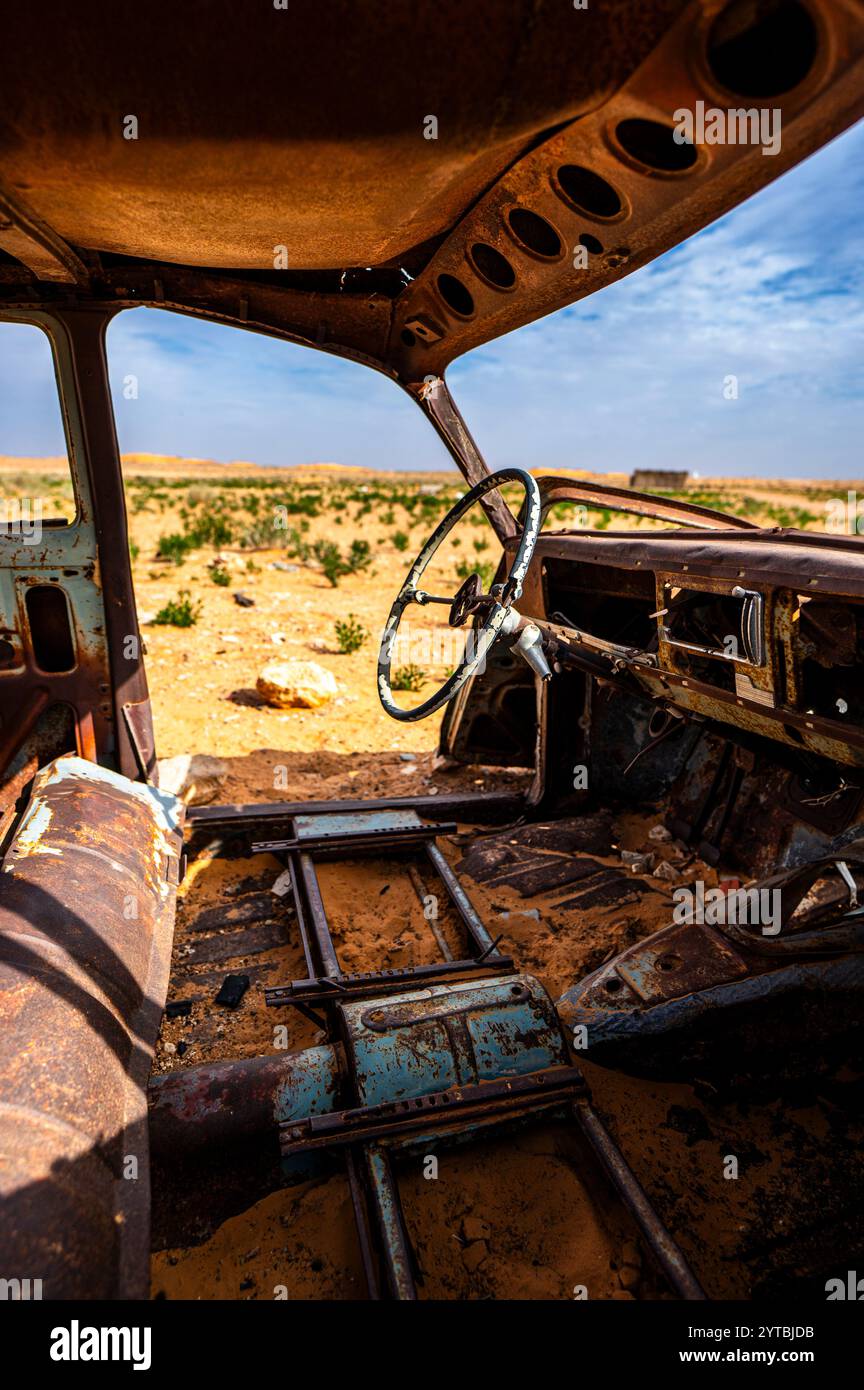 Wrecked car interior hi-res stock photography and images - Alamy
