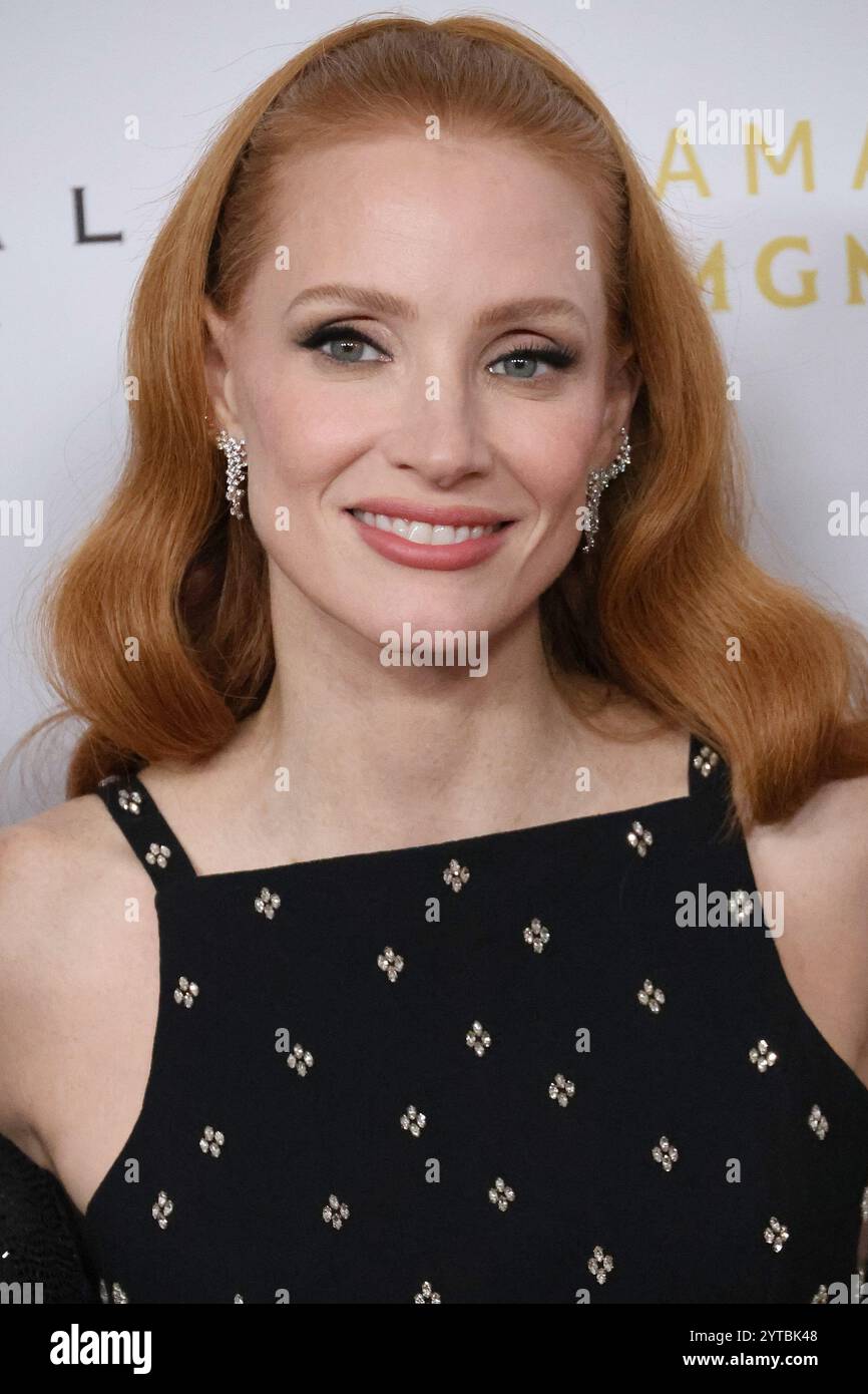 December 6, 2024, Beverly Hills, California, USA: Jessica Chastain at ...
