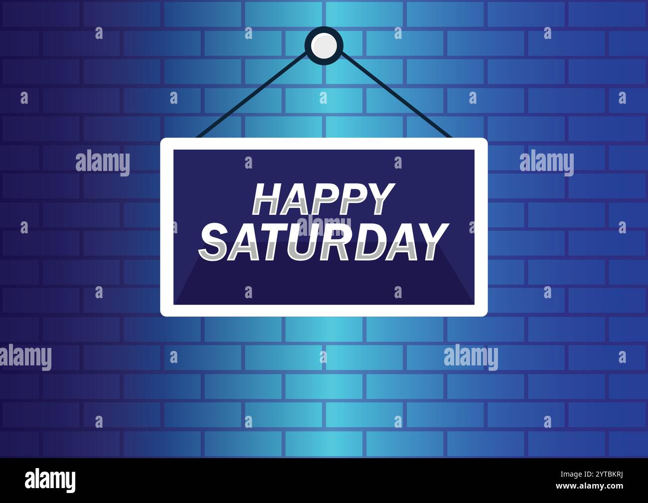 Happy saturday background design Stock Vector Images - Alamy