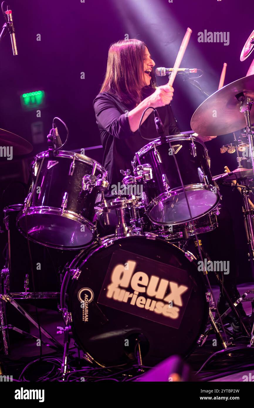Milan Italy. 06th dec 2024. The English duo DEUX FURIEUSES performs ...