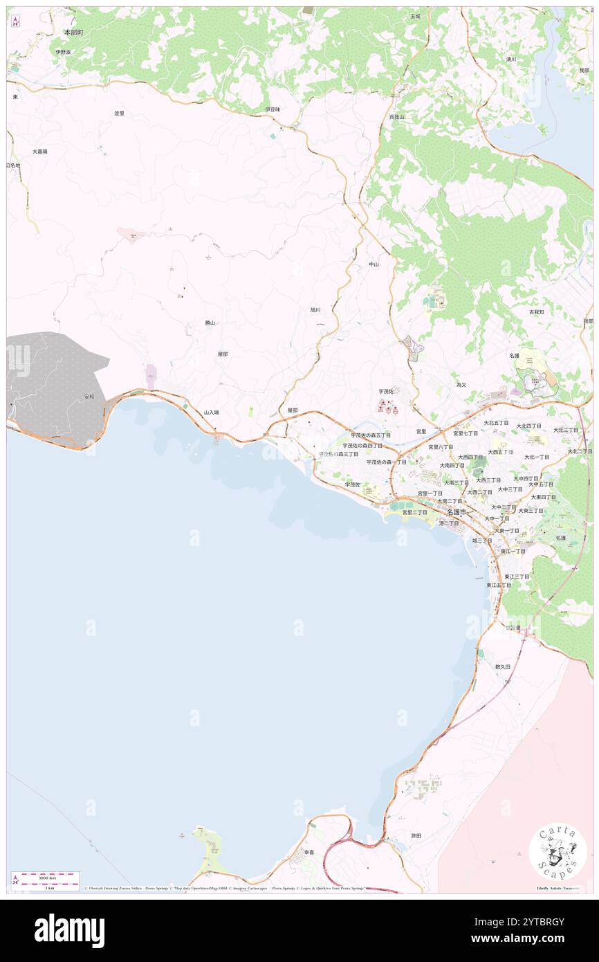 Yabu, Nago Shi, JP, Japan, Okinawa, N 26 36' 5'', N 127 57' 2'', map ...