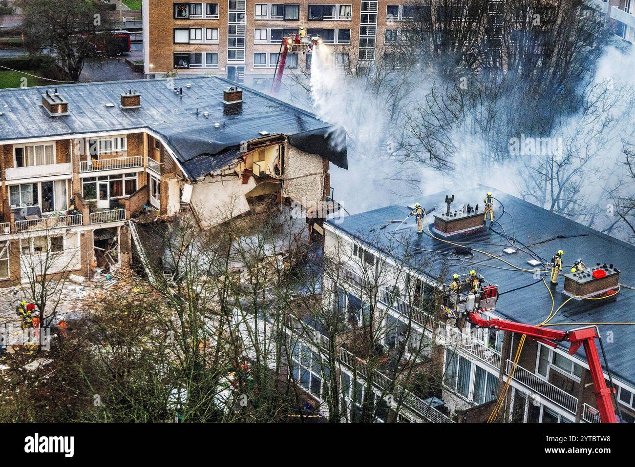 DEN HAAG - An overview from a higher point of the enormous havoc around ...