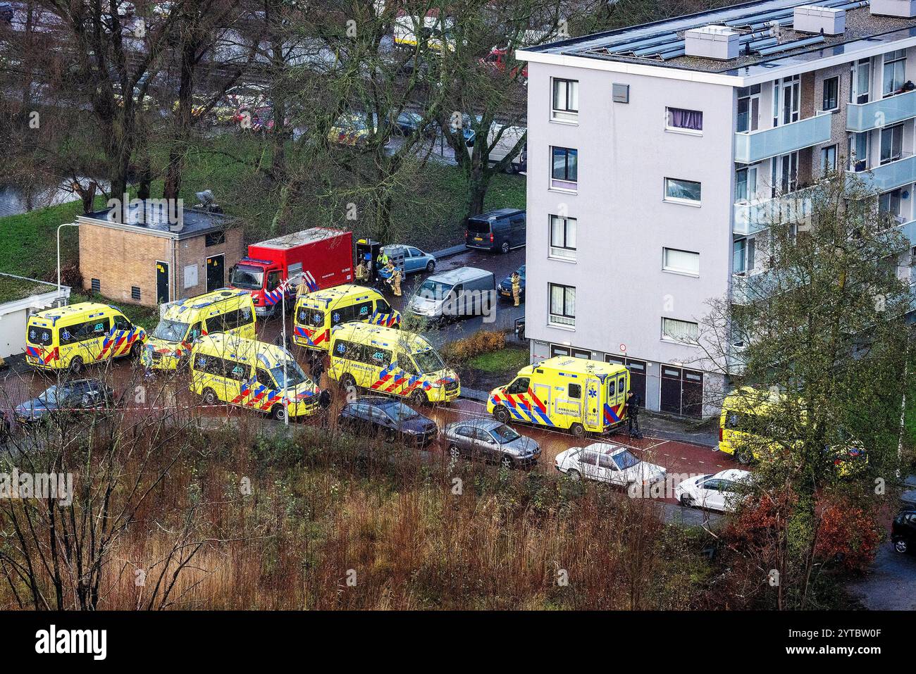 DEN HAAG - An overview from a higher point of the enormous havoc around ...