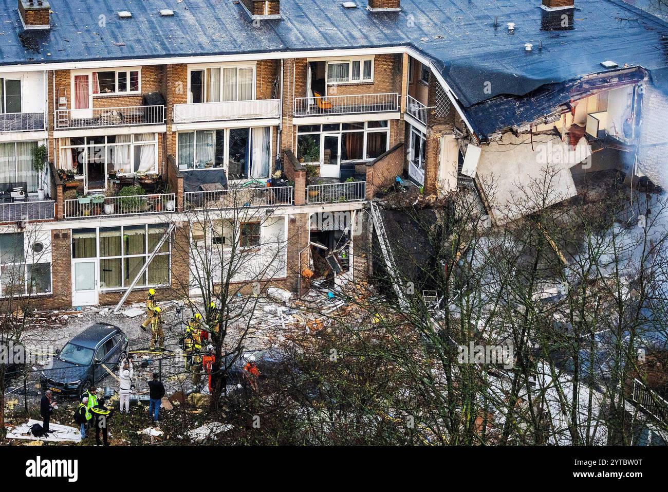 DEN HAAG - An overview from a higher point of the enormous havoc around ...