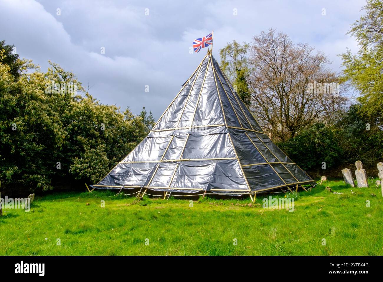 Mad Jack Fuller's pyramid tomb in Brightling churchyard undergoing ...
