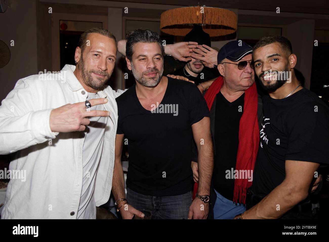 Paris, France. 6th Dec, 2024. Visual artist David Marin, Paul Bou ...