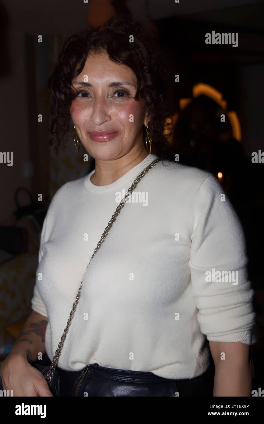Paris, France. 6th Dec, 2024. Hinda Turki attends the Lebanese evening organized by Samia ...