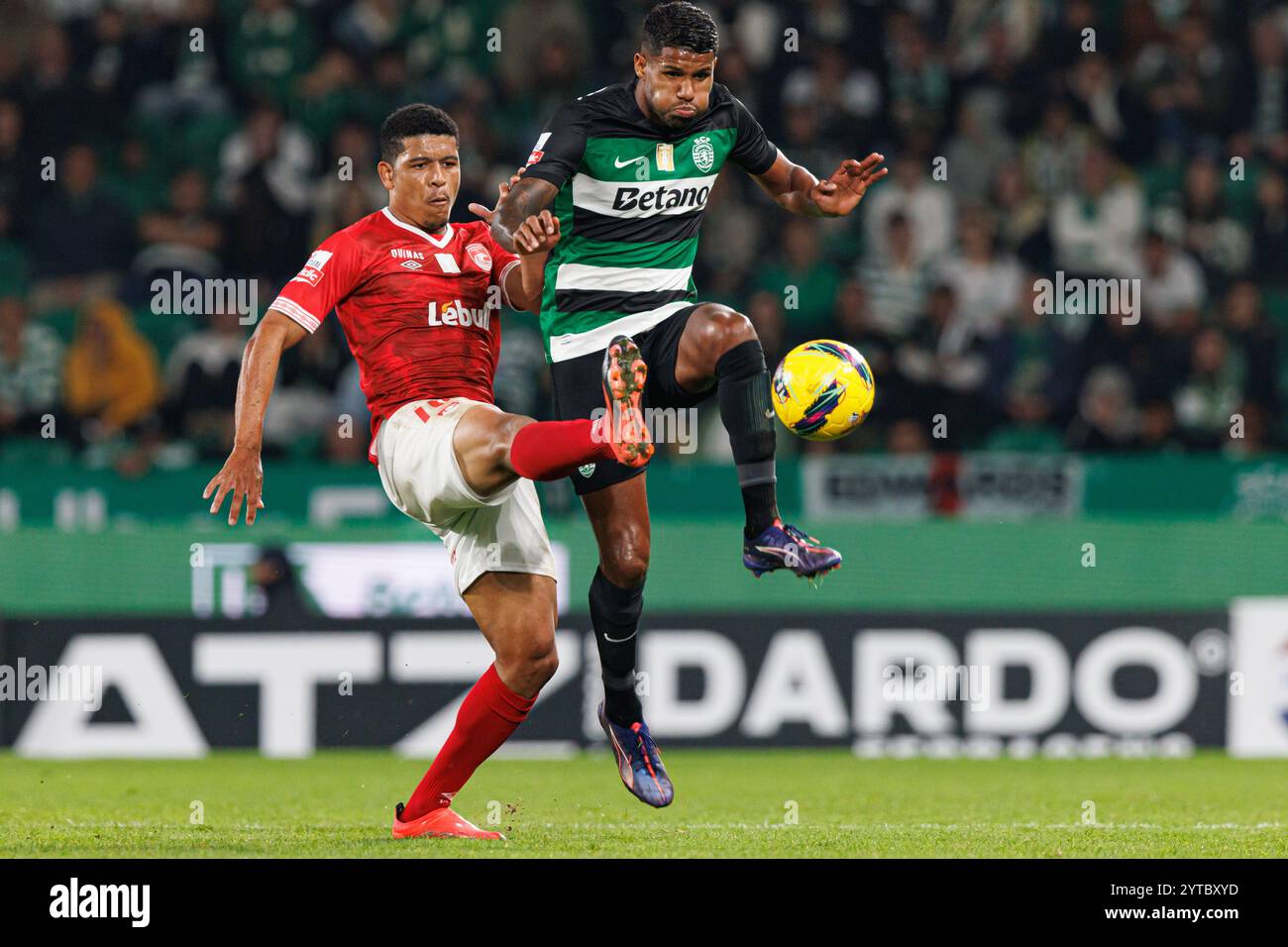 Vinicius Lopes, Matheus Reis during Liga Portugal game between teams of ...