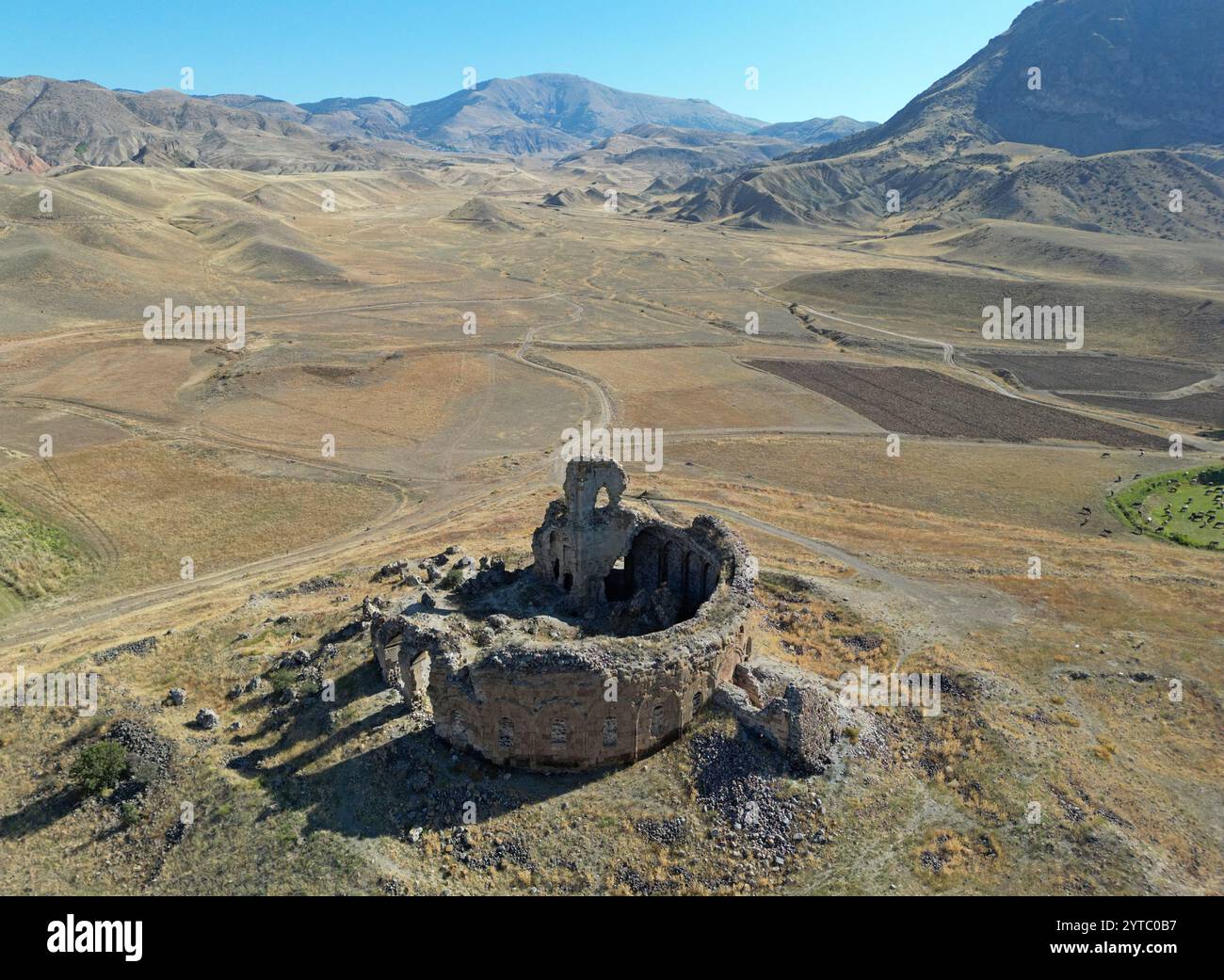 Bana Cathedral, located in Penek, Erzurum, Turkey, is a Georgian ...