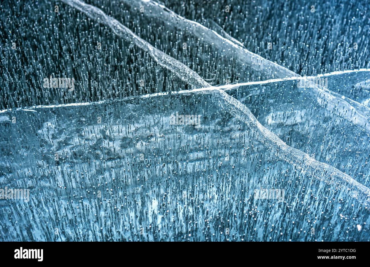 Ice blue texture. The image is of ice with a lot of small spikes. The ...