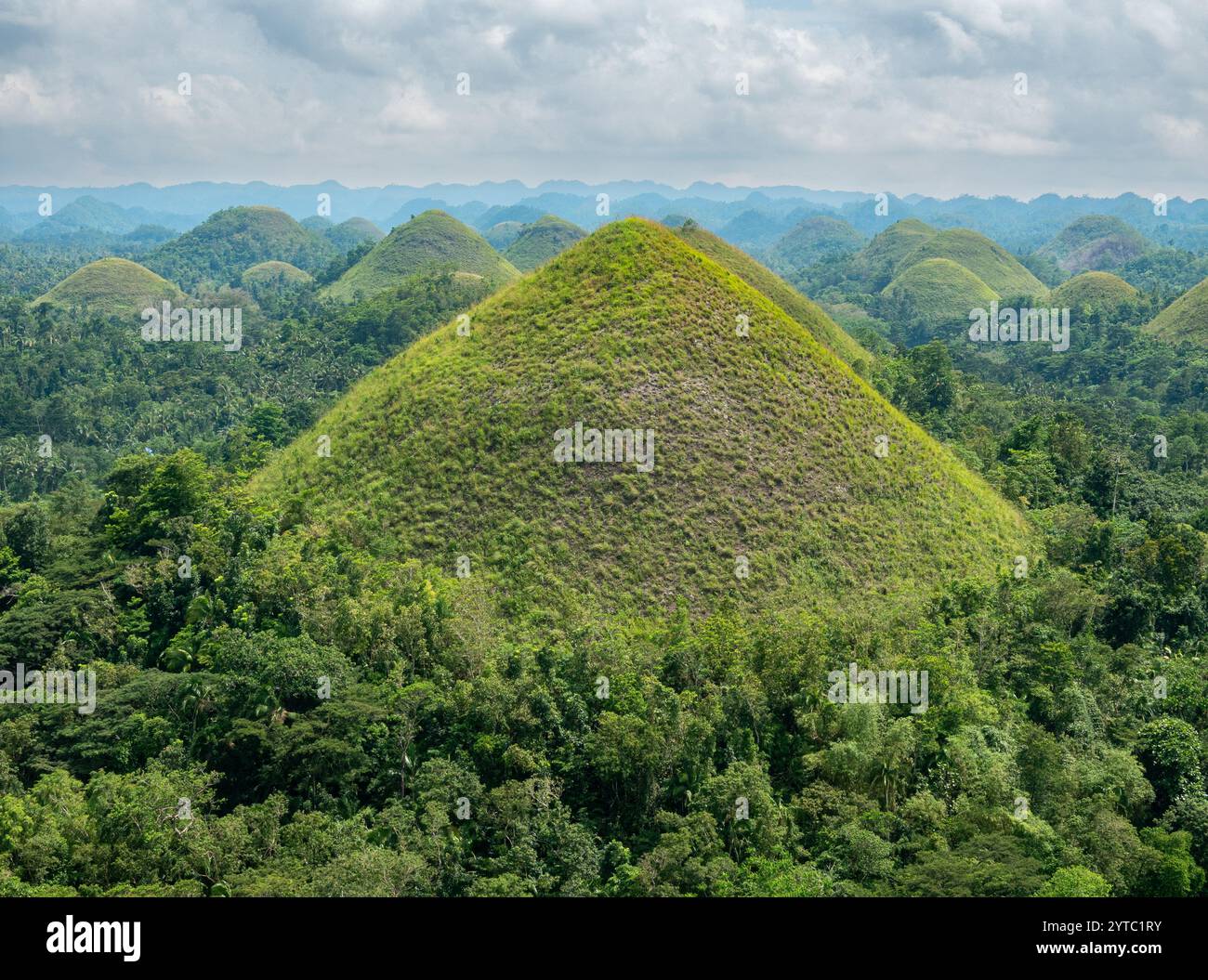 Chocolate Hills Bohol Central Visayas, Philippines Asia Stock Photo - Alamy