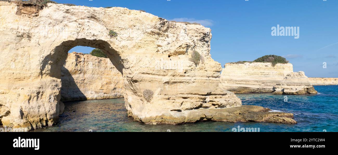 rock formation, Torre Sant'Andrea, Puglia, Italy Stock Photo - Alamy