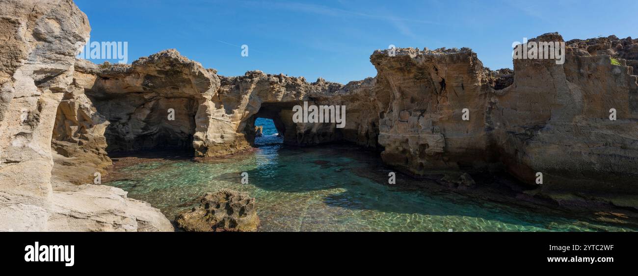 piscina naturale di marina serra, Puglia, Italy Stock Photo - Alamy