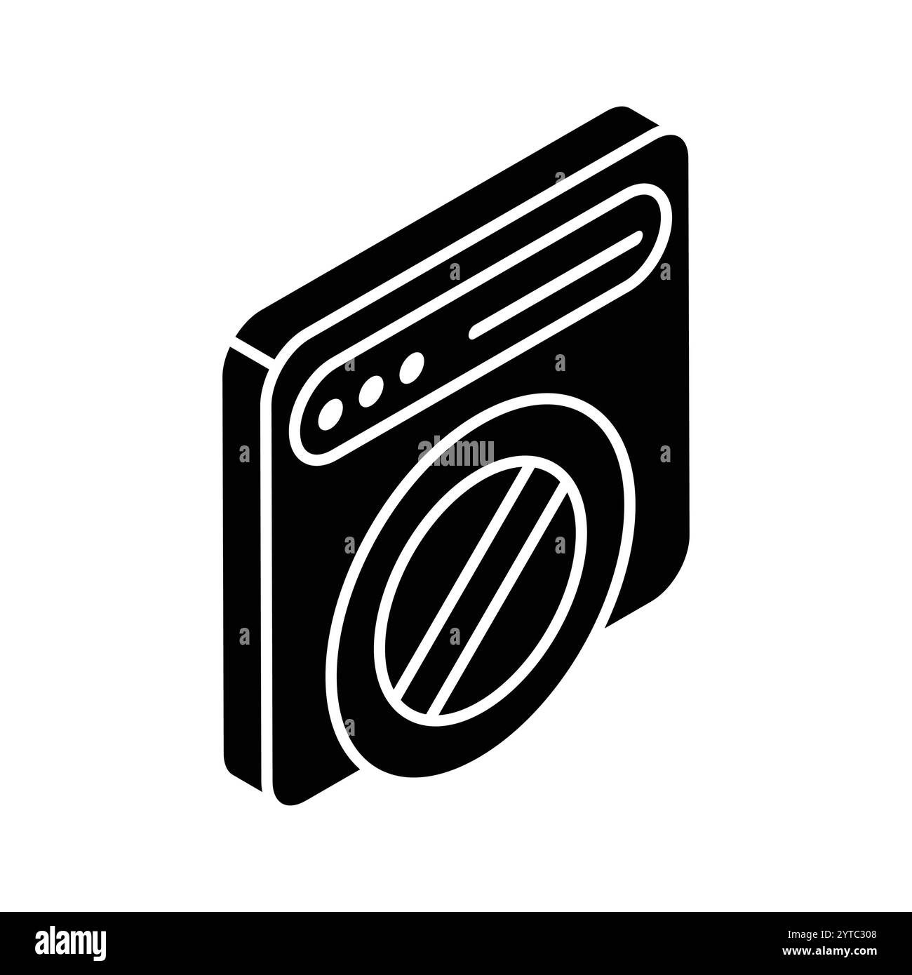 Get this amazing isometric icon of blocked website isolated on white ...