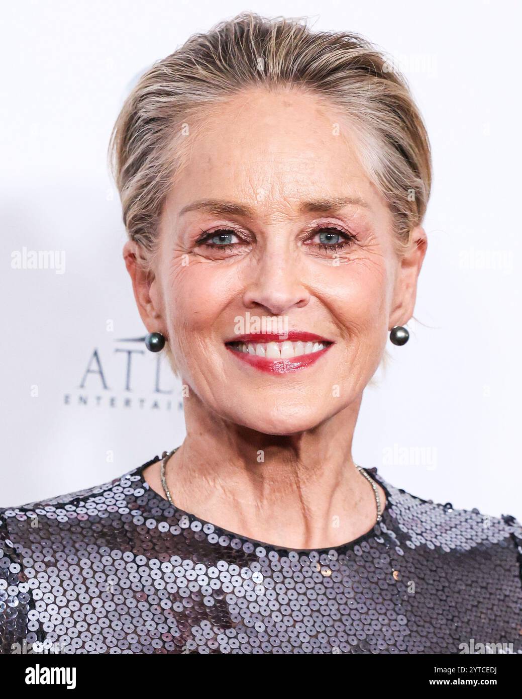 BEVERLY HILLS, LOS ANGELES, CALIFORNIA, USA - DECEMBER 06: Sharon Stone ...
