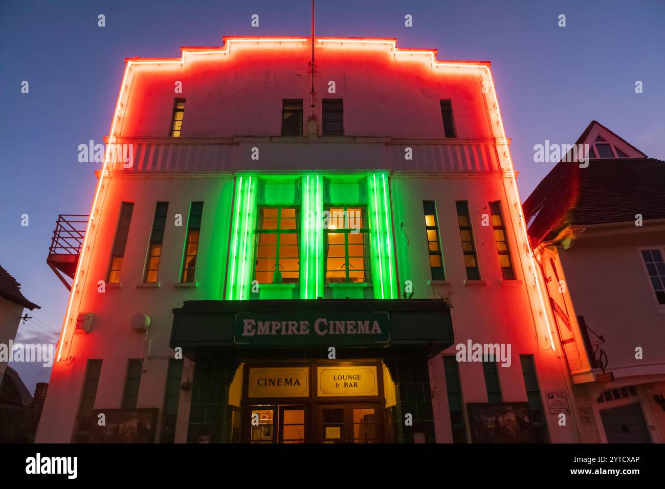 England, Kent, Sandwich, The Historic Art Deco Empire Cinema ...