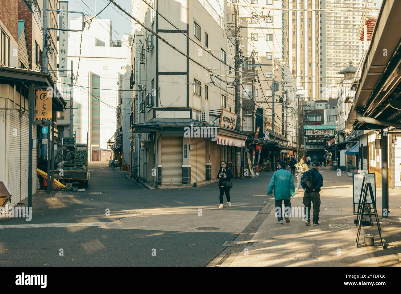 Tokyo, Japan - 18 November 2024 : Street view in Asakusa district ...