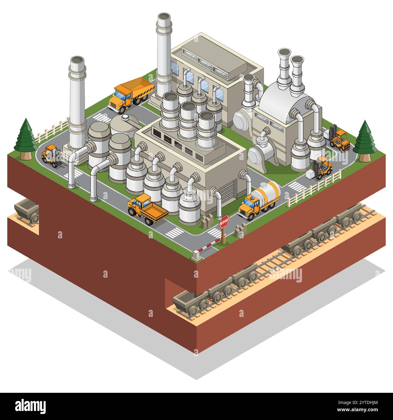 Ore loading Stock Vector Images - Alamy