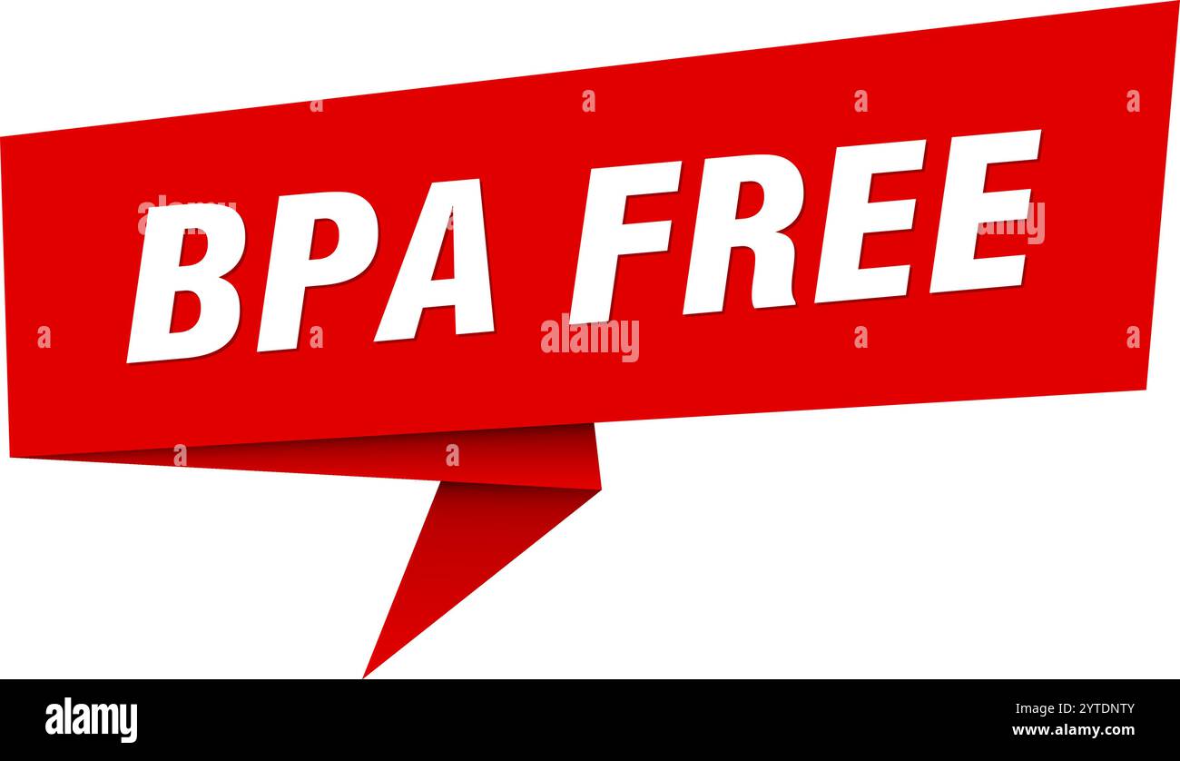 bpa free banner. bpa free speech bubble, label, sticker, ribbon, sign ...