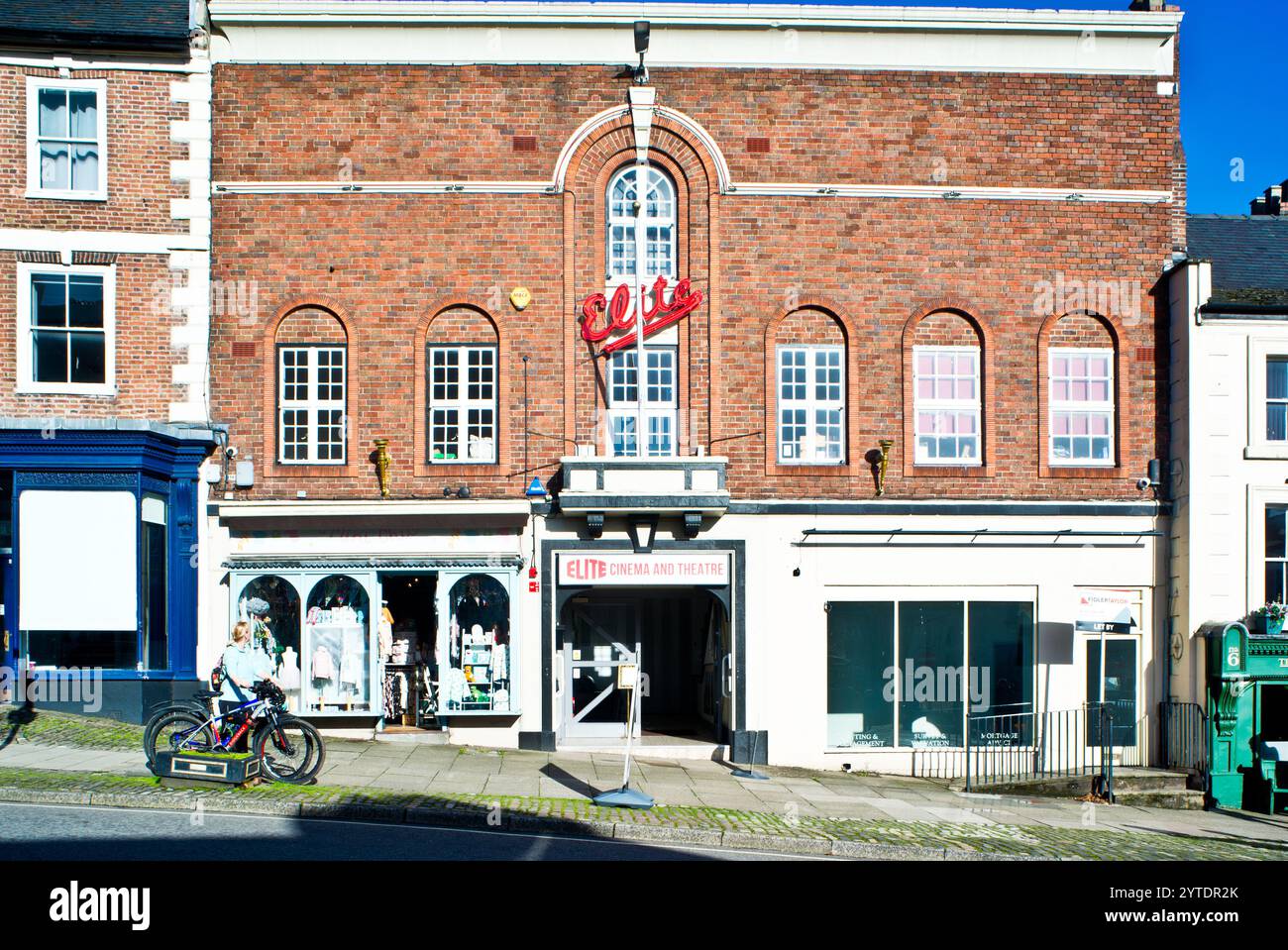 Elite Cinema, Ashbourne, Derbyshire, England Stock Photo - Alamy