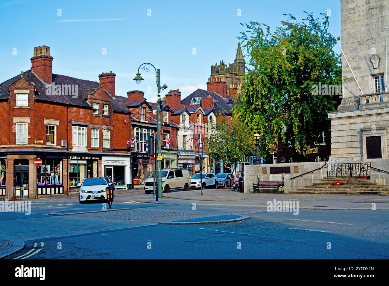 Fountain Street, Leek, Staffordshire, England Stock Photo - Alamy