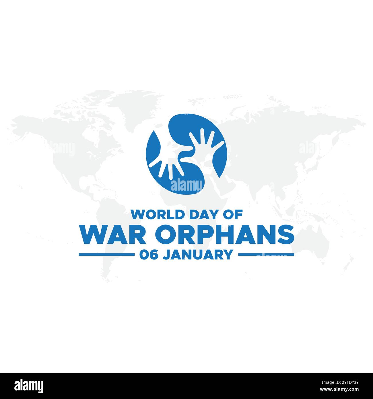 World war orphans day theme. Vector illustration. Suitable for Poster ...