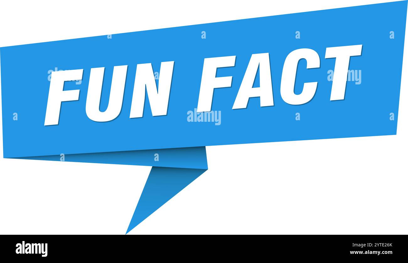 fun fact banner. fun fact speech bubble, label, sticker, ribbon, sign ...