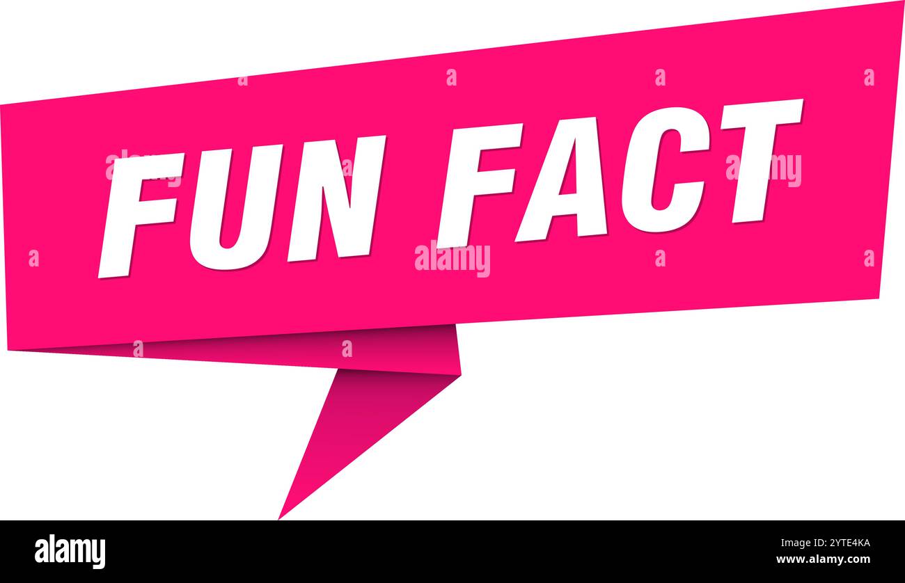 fun fact banner. fun fact speech bubble, label, sticker, ribbon, sign ...