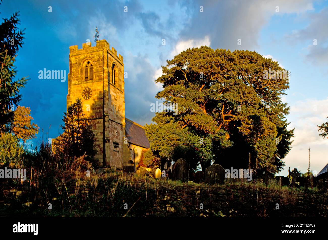 Ellastone church hi-res stock photography and images - Alamy
