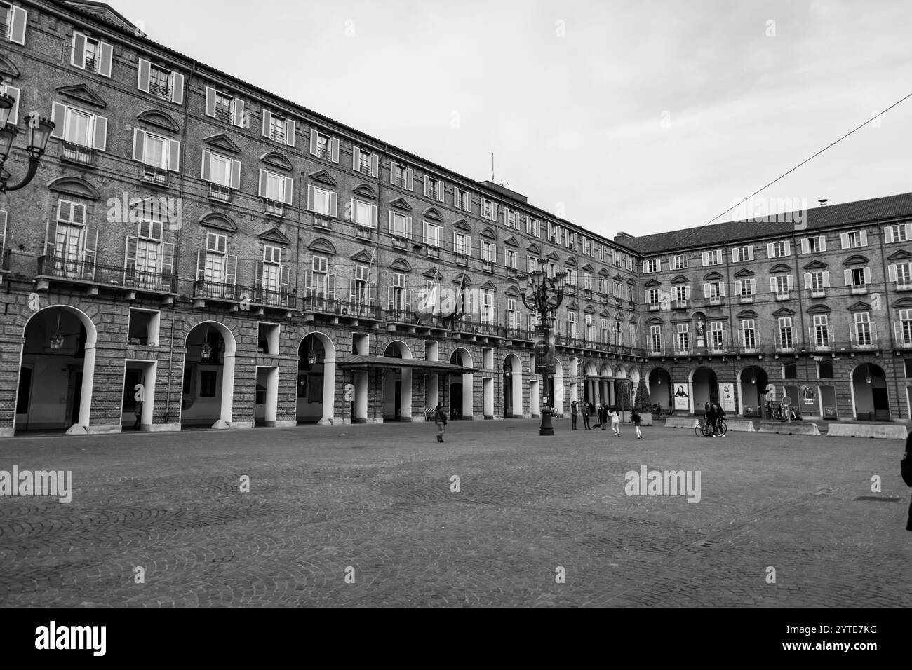 Historic palace of turin Black and White Stock Photos & Images - Alamy