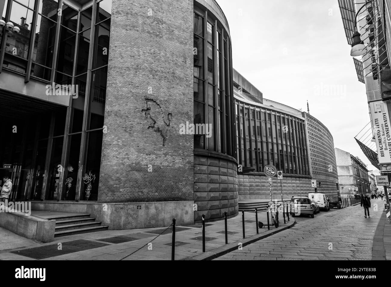 Turin royal theater Black and White Stock Photos & Images - Alamy