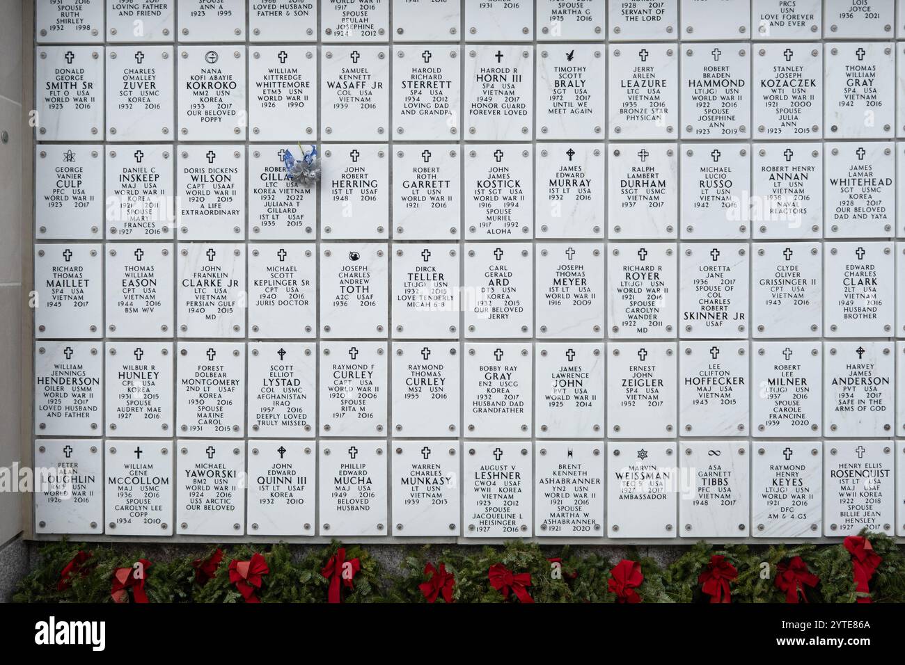 Arlington National Cemetery, Virginia, USA. Columbarium, Court Number 9 ...