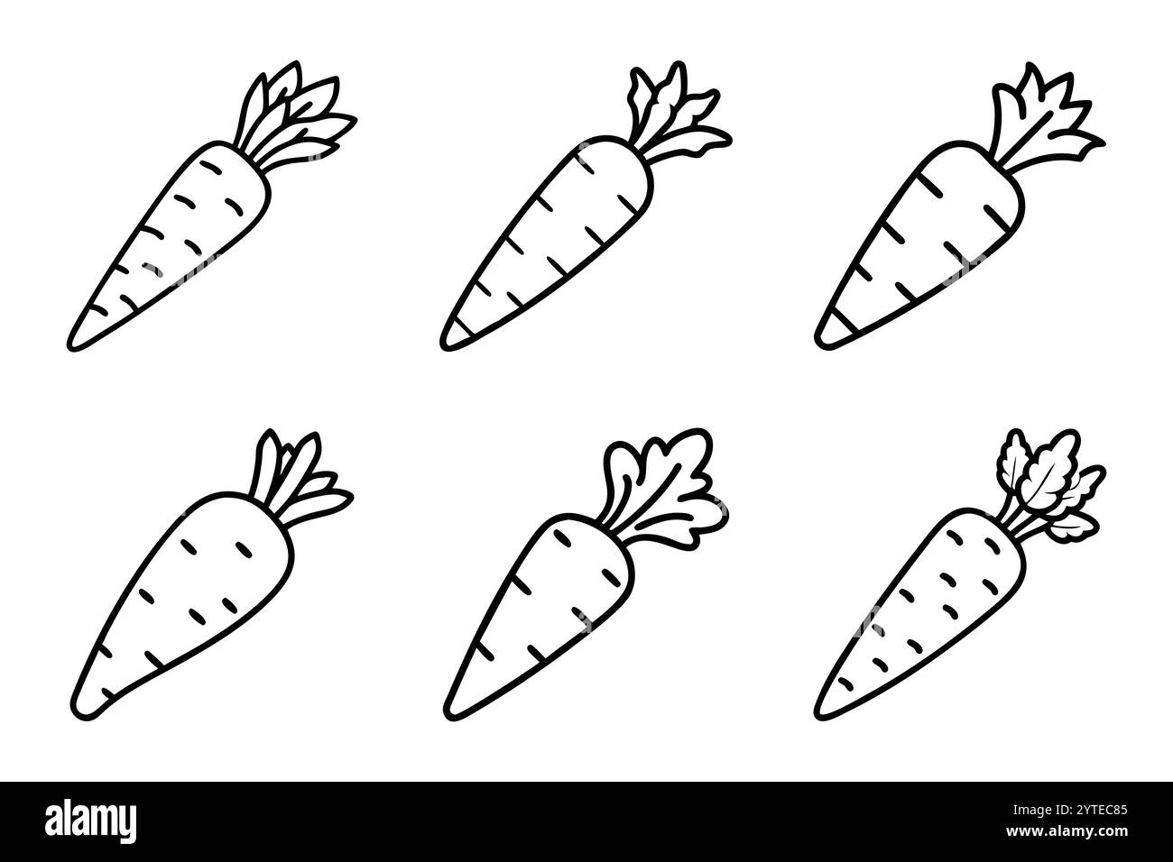 Carrot outline hi-res stock photography and images - Alamy